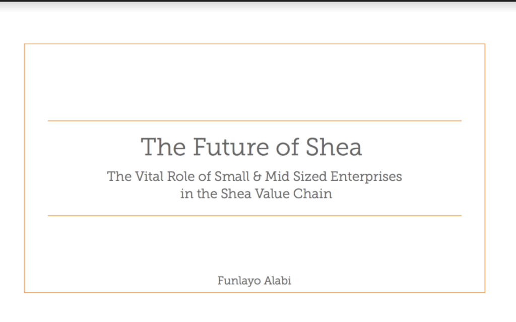 The Vital Role of Small and Midsized Enterprises in the Shea Value ...