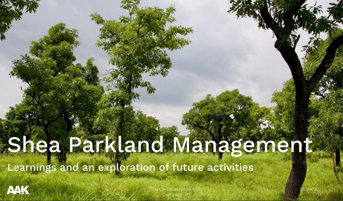 Shea Parkland management - Shea Market
