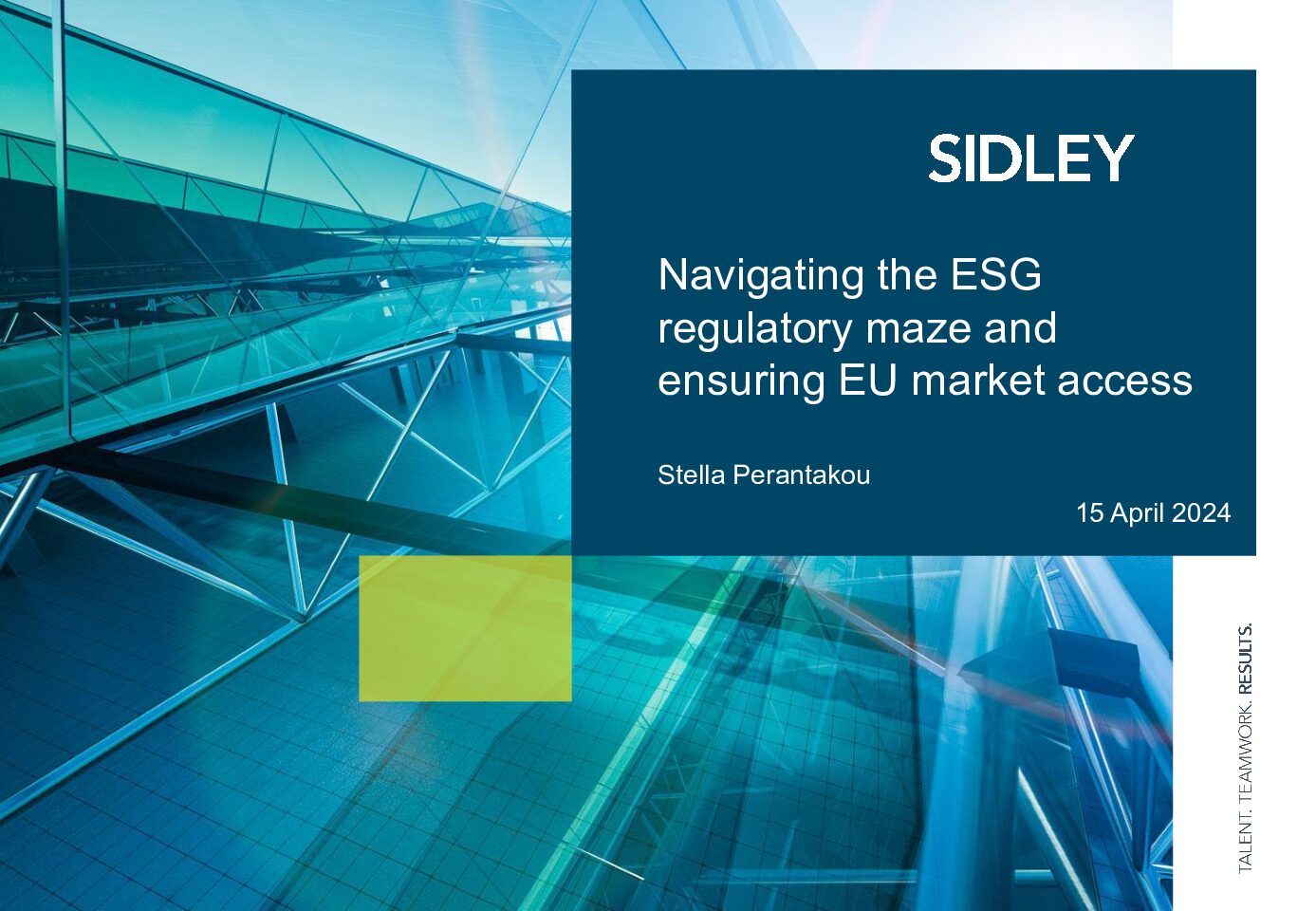 Navigating the ESG regulatory maze and ensuring EU market access - Shea ...