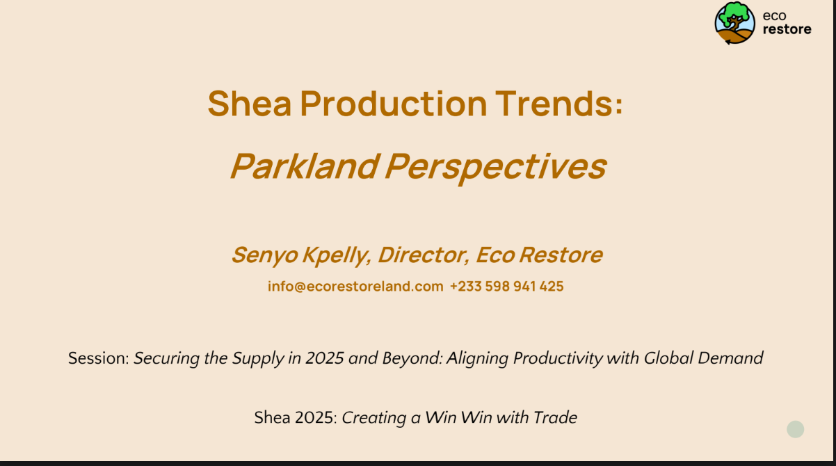 Shea Production Trends (eco restore) - Shea Market